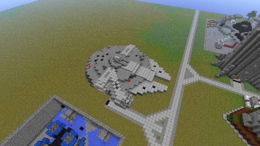 STAR WARS - Millennium falcon Minecraft Map